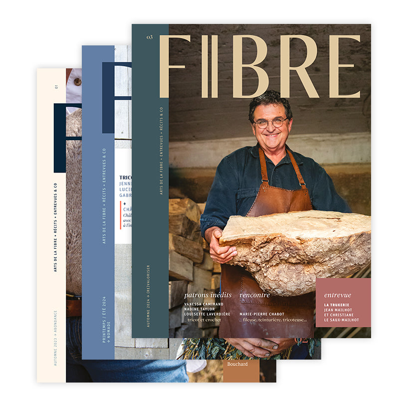 FIBRE magazine - Trio nos 1, 2 et 3 – FIBRE Magazine